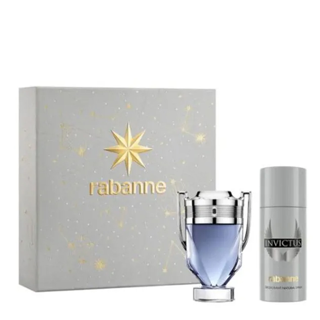 Paco Rabanne Invictus coffret EDT Vap + Deo 250ml | EAN 3349668656615 ...